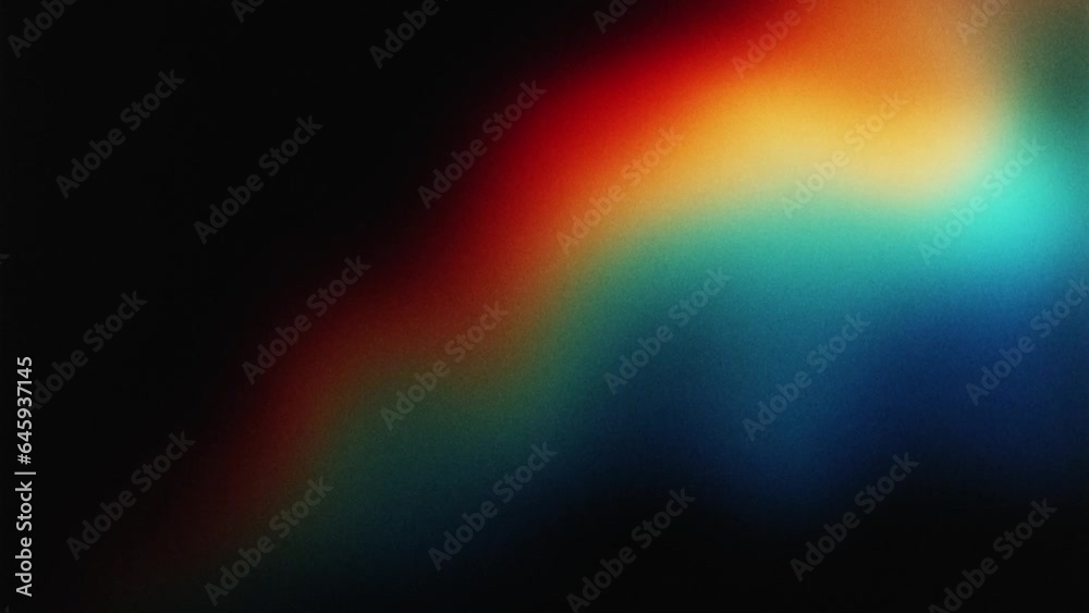 Vibrant VHS style rainbow teal white psychedelic grainy gradient color ...