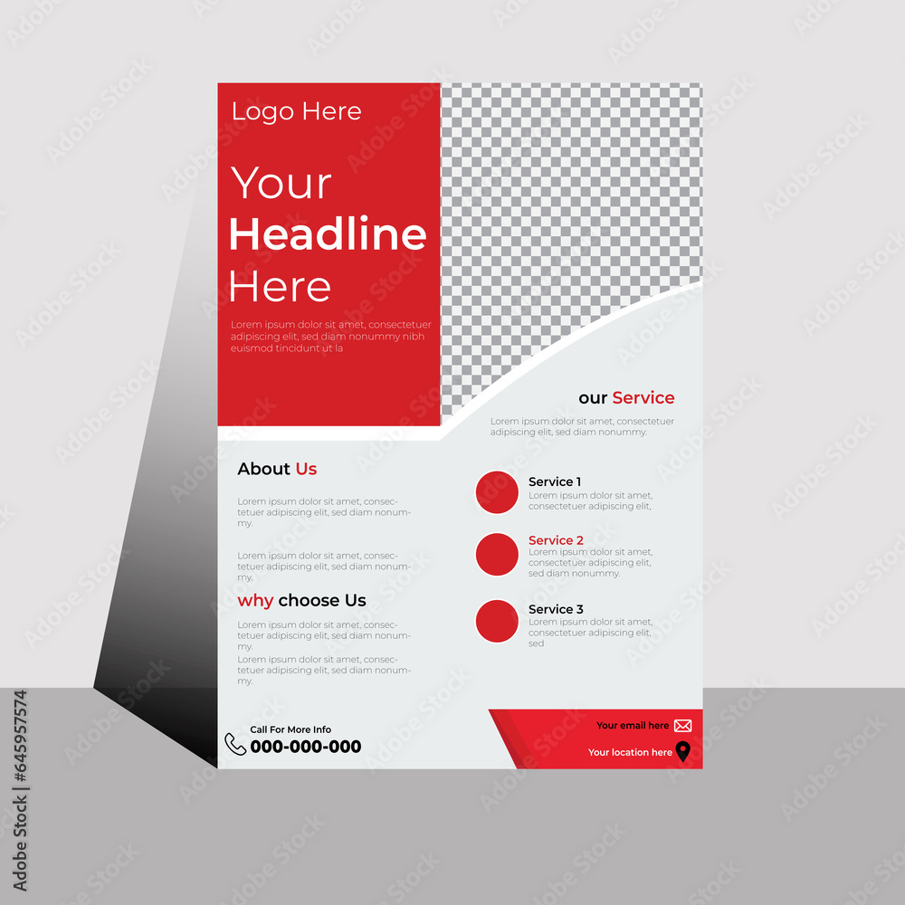 Modern flayer design, professional, presentation flayer template ...