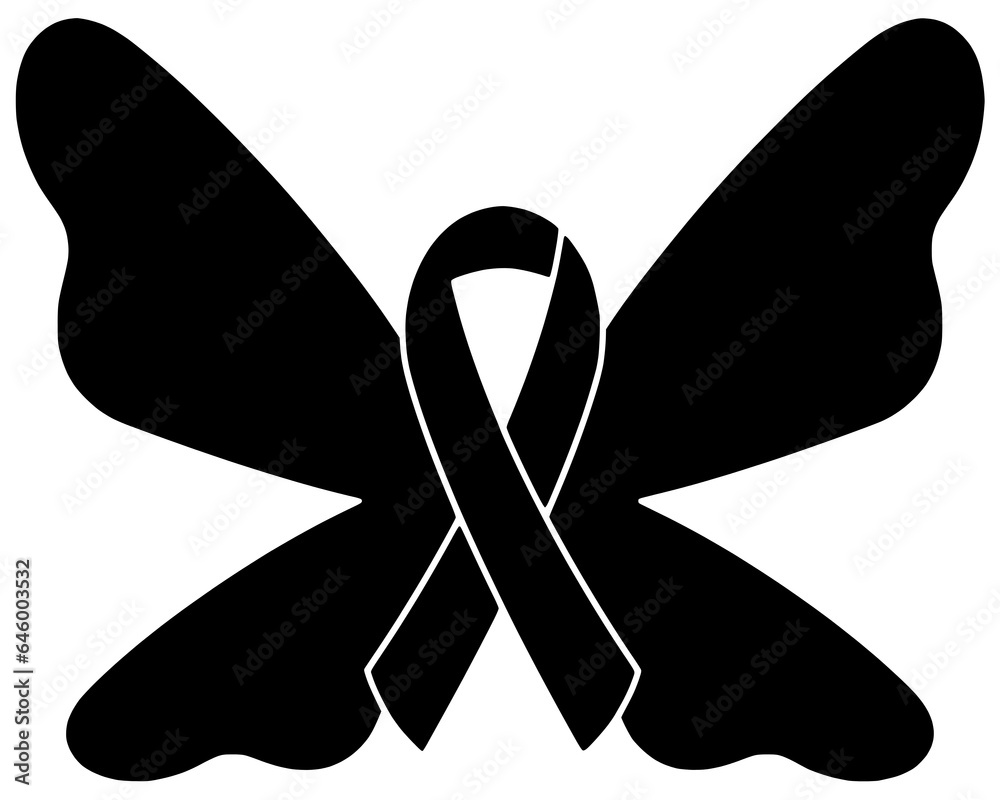 stroke icon disease logo butterfly background wing illustration ...