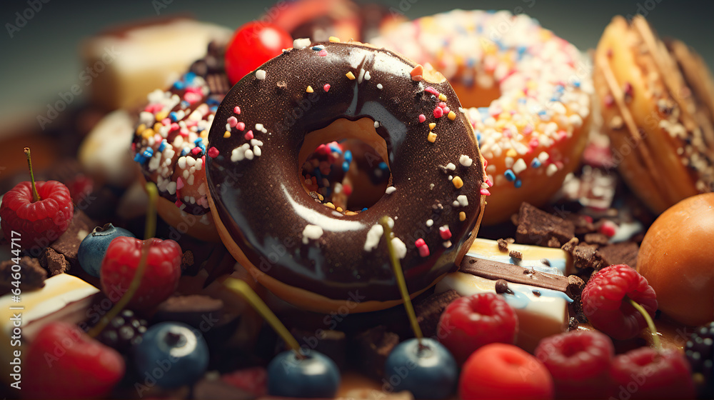 Unbalanced Diet: A diet high in processed foods, sugars, and unhealthy ...