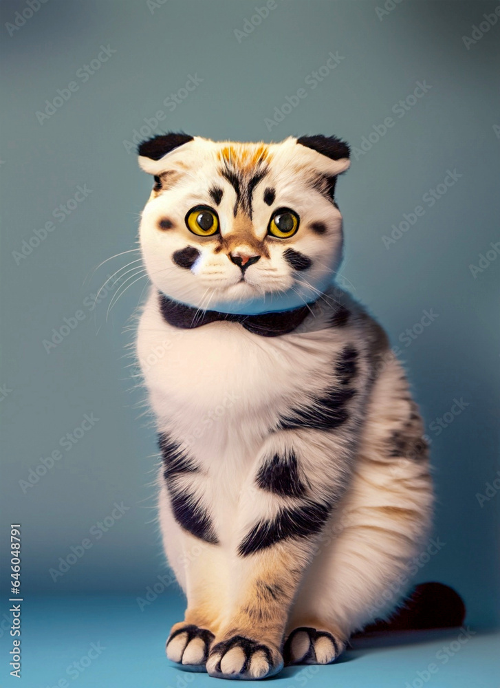 Meet Pandy, the Scottish Fold with a panda face. Determined to become a ...