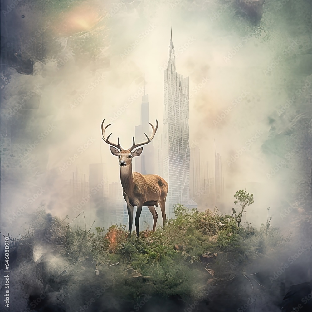 Nature's Resurgence: A New Beginning After Human Extinction Stock ...