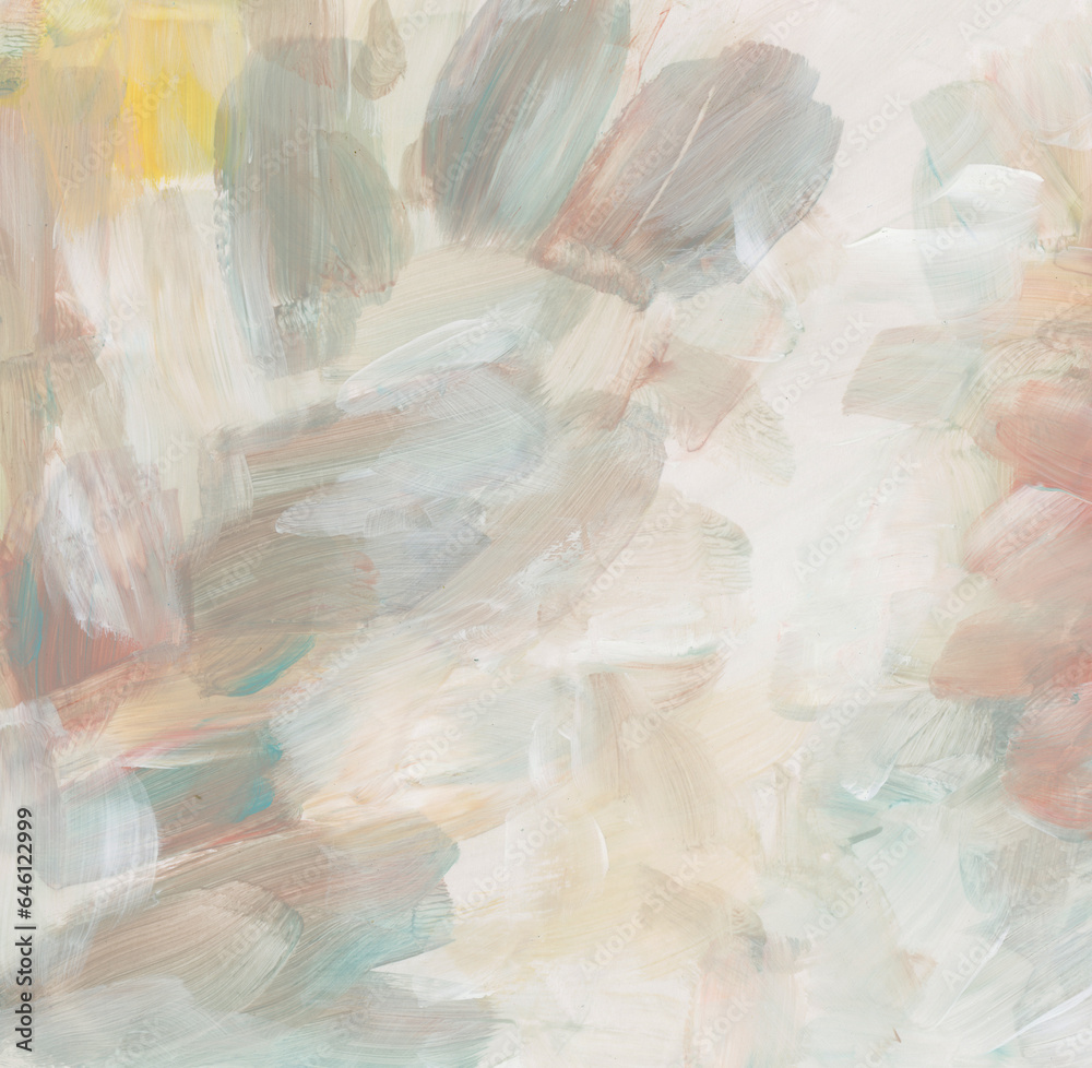 Art Watercolor and Acrylic hand drawn smear blot painting. Abstract ...