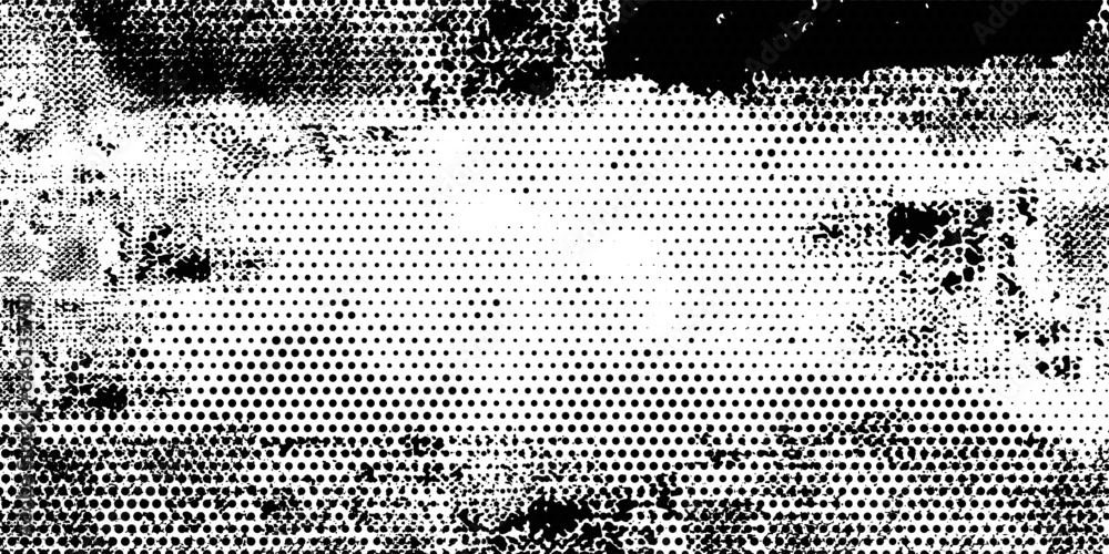 Grunge Black And White Urban Vector Texture Template. Dark Messy Dust ...