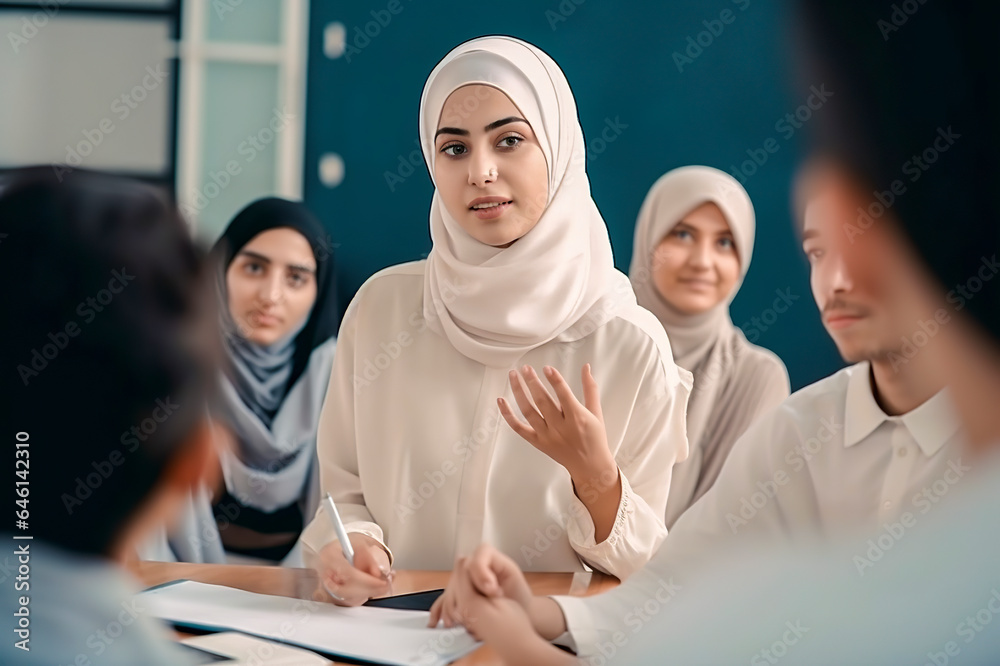 Empowering Arab Girls: A Veiled Professor Nurtures Cultural Diversity ...