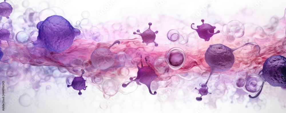 Photo & Art Print microscope slide displaying biopsy sample, with ...