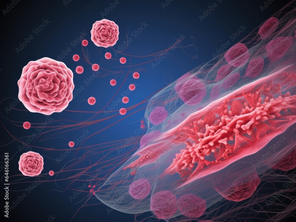 digital image demonstrates the difference in cell patterns between ...