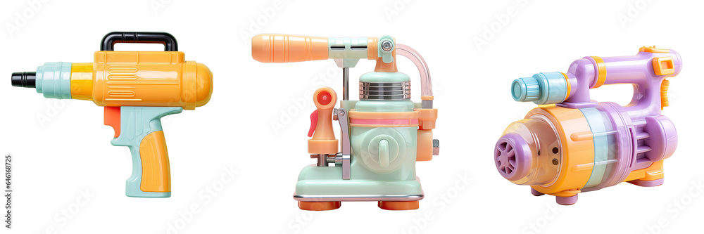 Png Set transparent background with plastic pump toy Stock Illustration ...