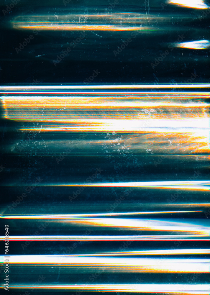 Distorted screen. Glitch vibration. Noise effect. Black scratched ...