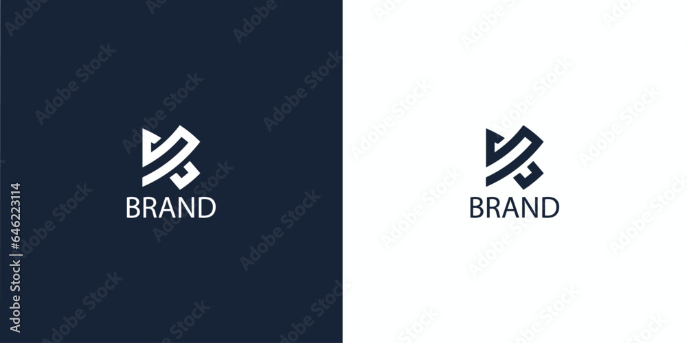 Vector SK logo design vector image Stock Vector | Adobe Stock