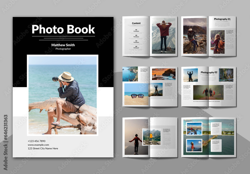 Look Book Magazine Stock Template | Adobe Stock