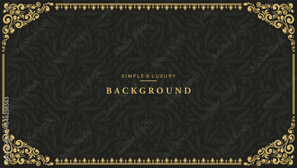 Simple and luxury background with ethnic elements Stock Vector | Adobe ...