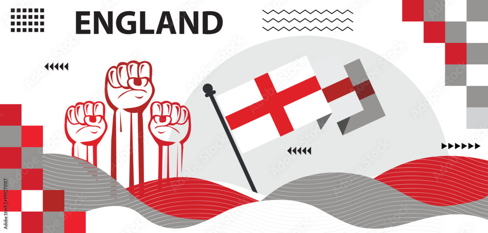 England national day banner, england national day celebrations day ...