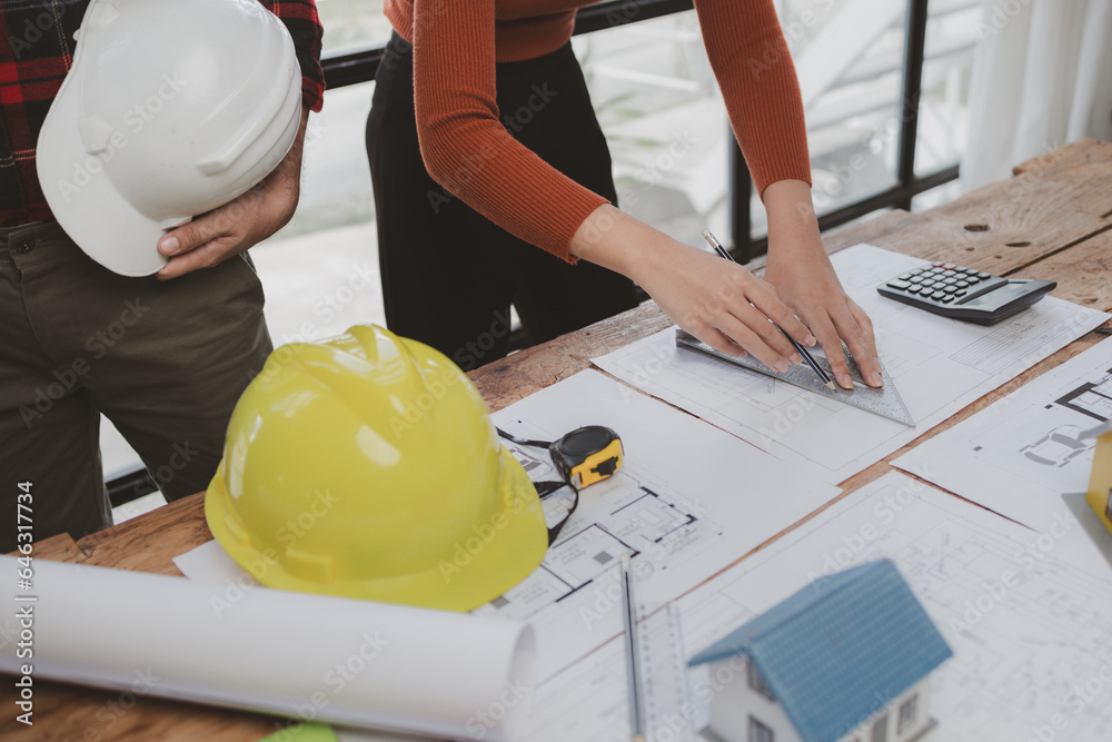 Group architects and engineers build houses and conference buildings ...