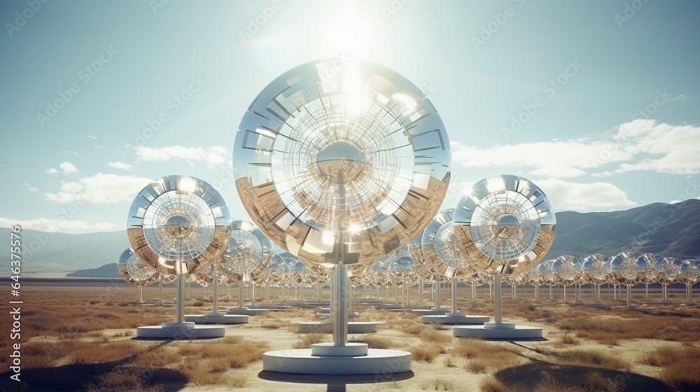 Craft an intricate photograph of a glass globe surrounded by a circular ...