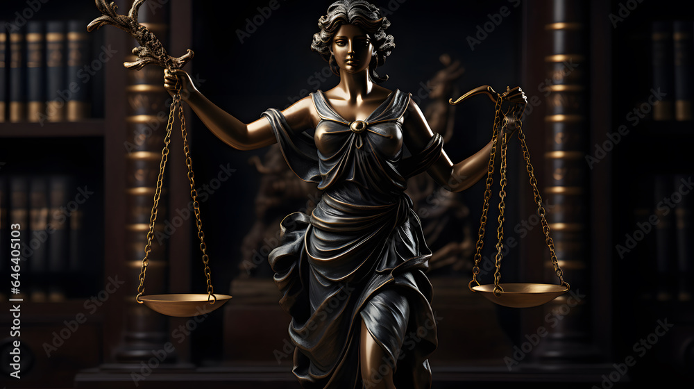 Bronze Statue of Themis: The Ancient Greek Goddess of Justice Photos ...