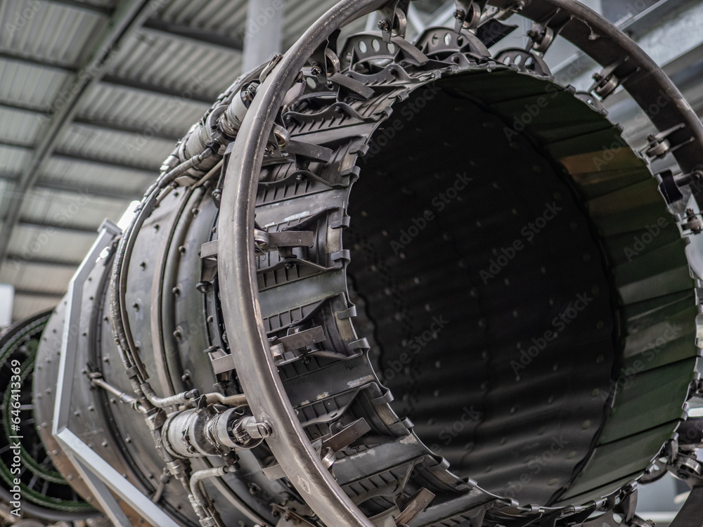 Mechanism of the jet engine Stock Photo | Adobe Stock