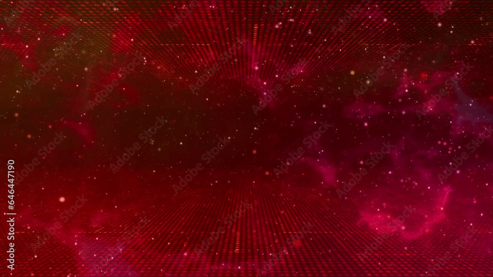 room red space particle form, futuristic neon graphic Background ...