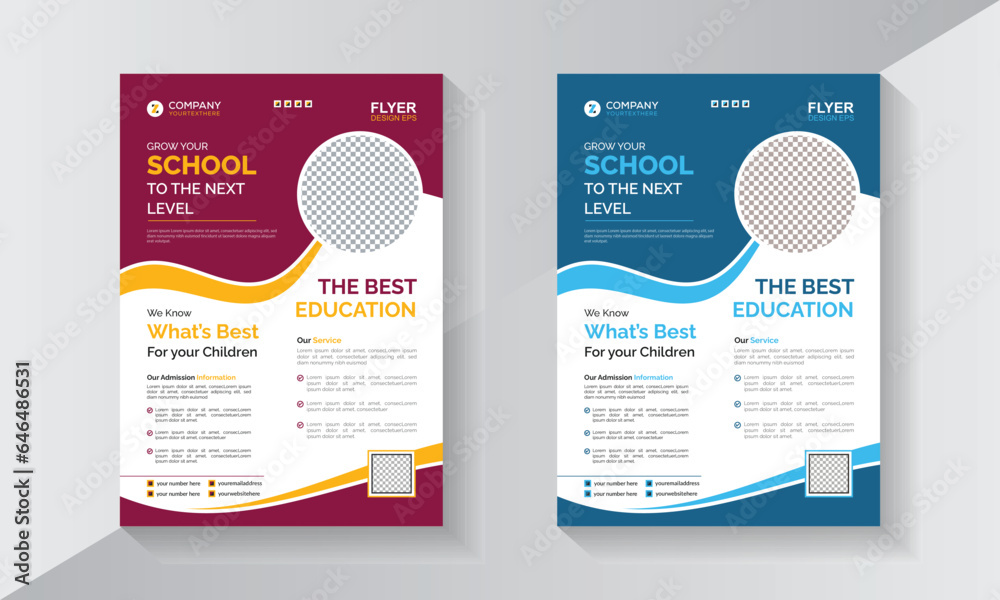 Flyer design for business, gym, education and restaurant etc. Brochure ...