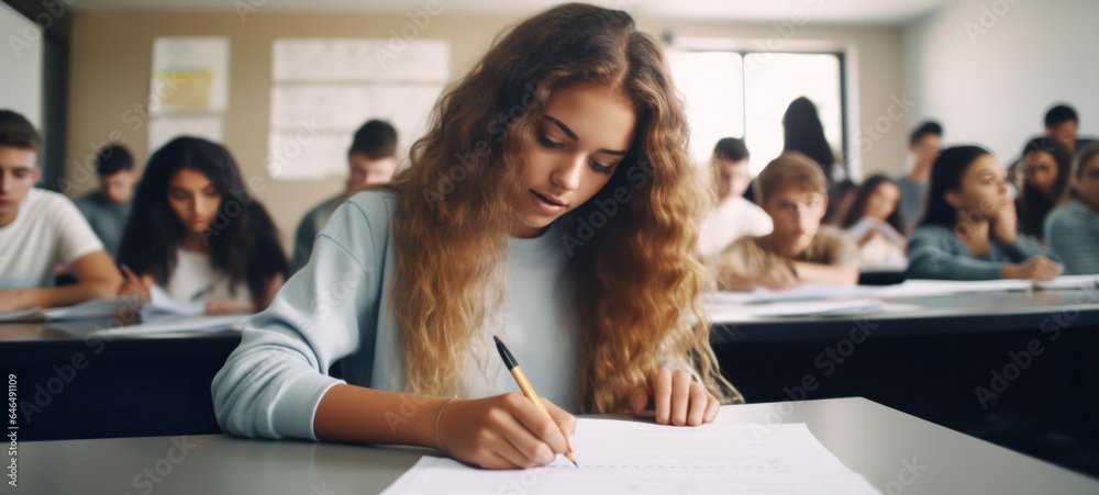 Students at a university of many nationalities, and high school groups ...