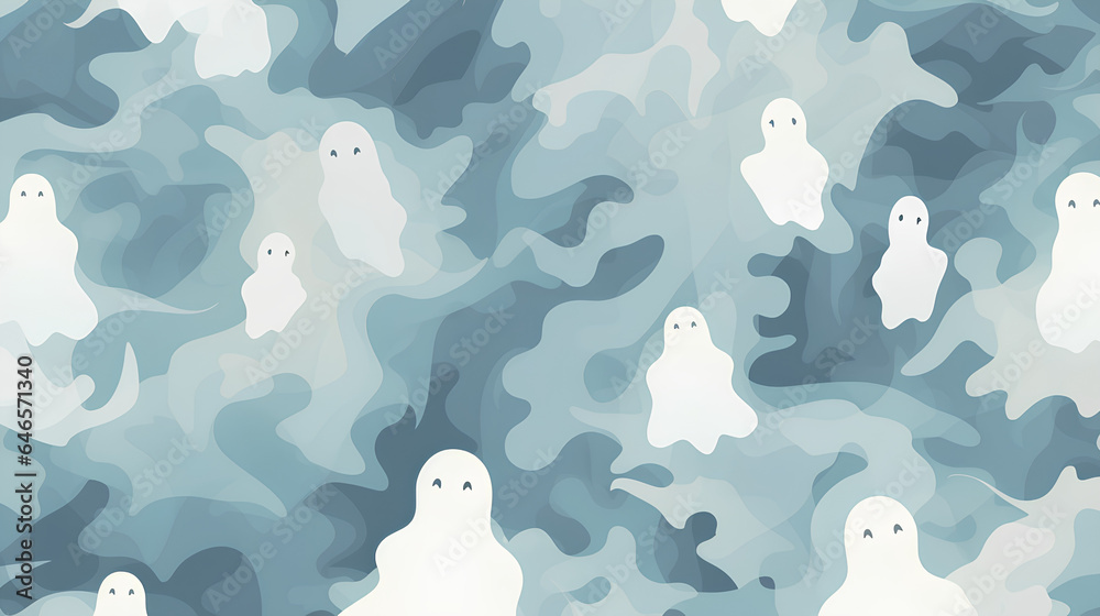 Illustrated ghost backgrounds. Backgrounds for Halloween. Illustrated ...