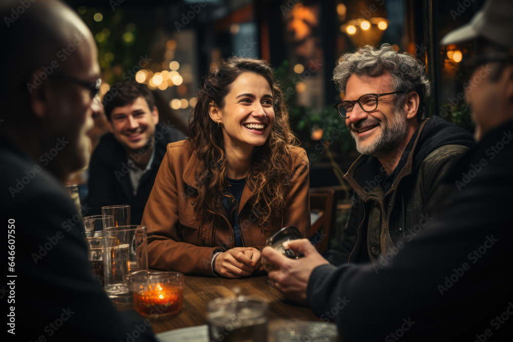 Diverse Group Discussion. Individuals from various backgrounds engaged ...