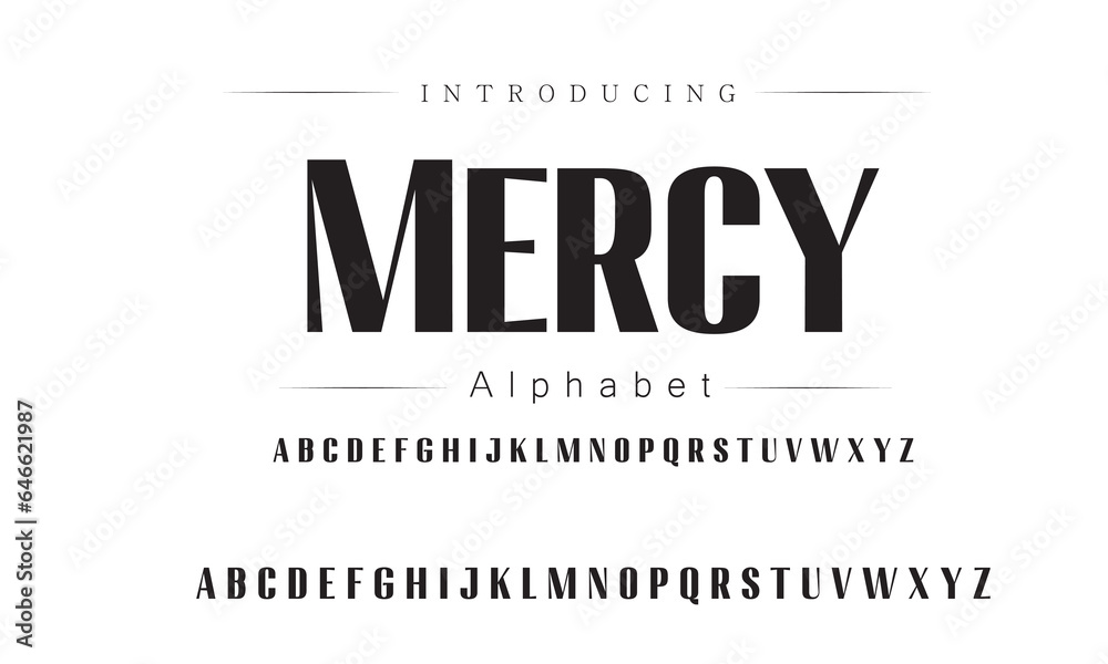 Vetor de Mercy Font. Alphabet. Script. Typeface. Label. Vintage ...