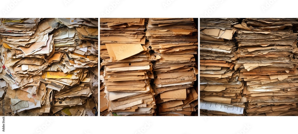 design old pile of paper background texture illustration vintage retro ...