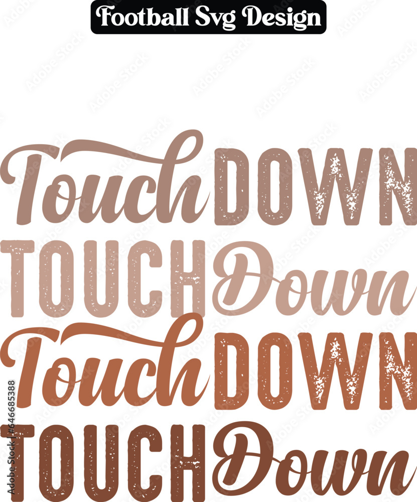 Touchdown SVG, Football SVG, Football Fan, Football Player SVG , Cheer ...