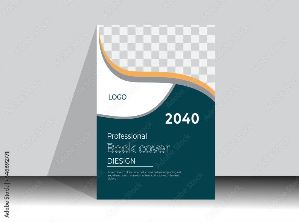 Modern presentation book cover templates, layout in A4 size. Stock ...