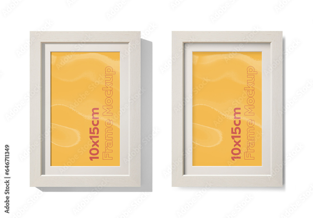mockup-of-vertical-white-wood-frame-10-x-15-cm-with-customizable