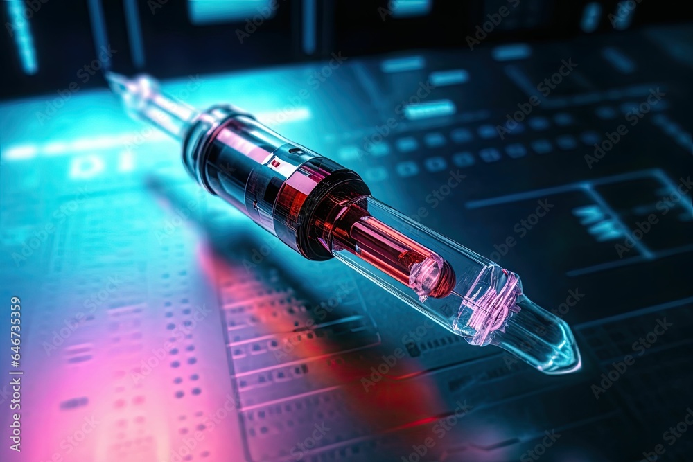 Vaccine needle syringe hypodermic injection single dose for prevention ...