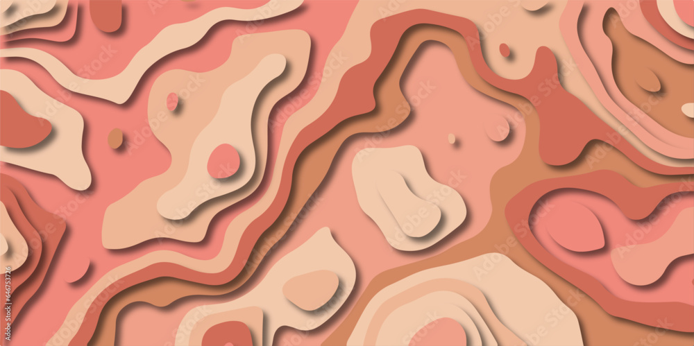 Abstract trending mordern 3d paper cut out background texture design ...