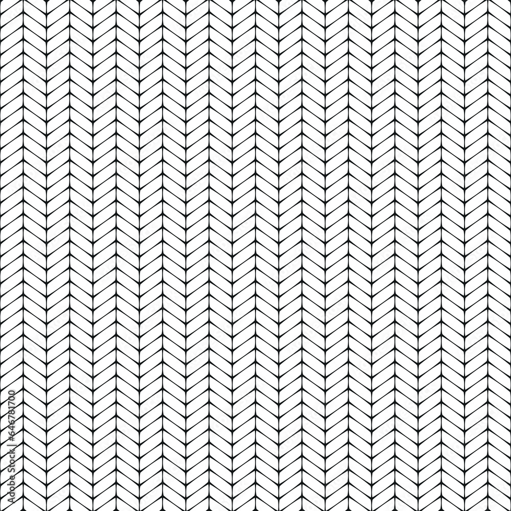 Metallic black mesh on a white background. Geometric chevron texture ...
