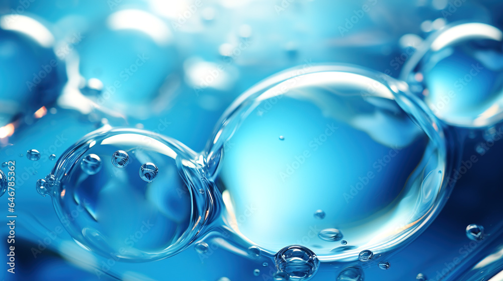 Hyaluronic acid molecules. Hydrated chemicals, molecular structure and ...