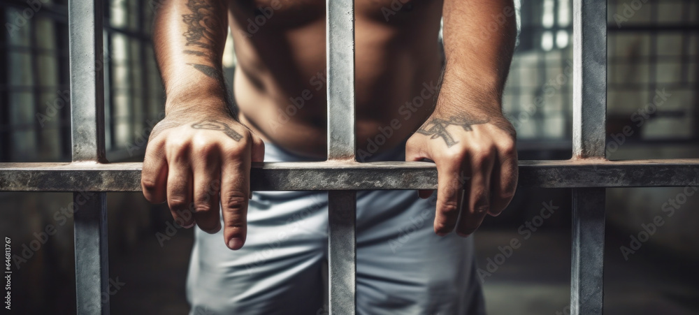 Social issues, abuse, and violence. Depressed man, abused and scared ...