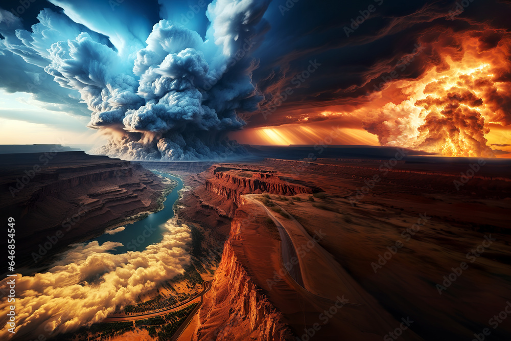 Due to global warming, bigger and bigger storms are forming. Big storms ...