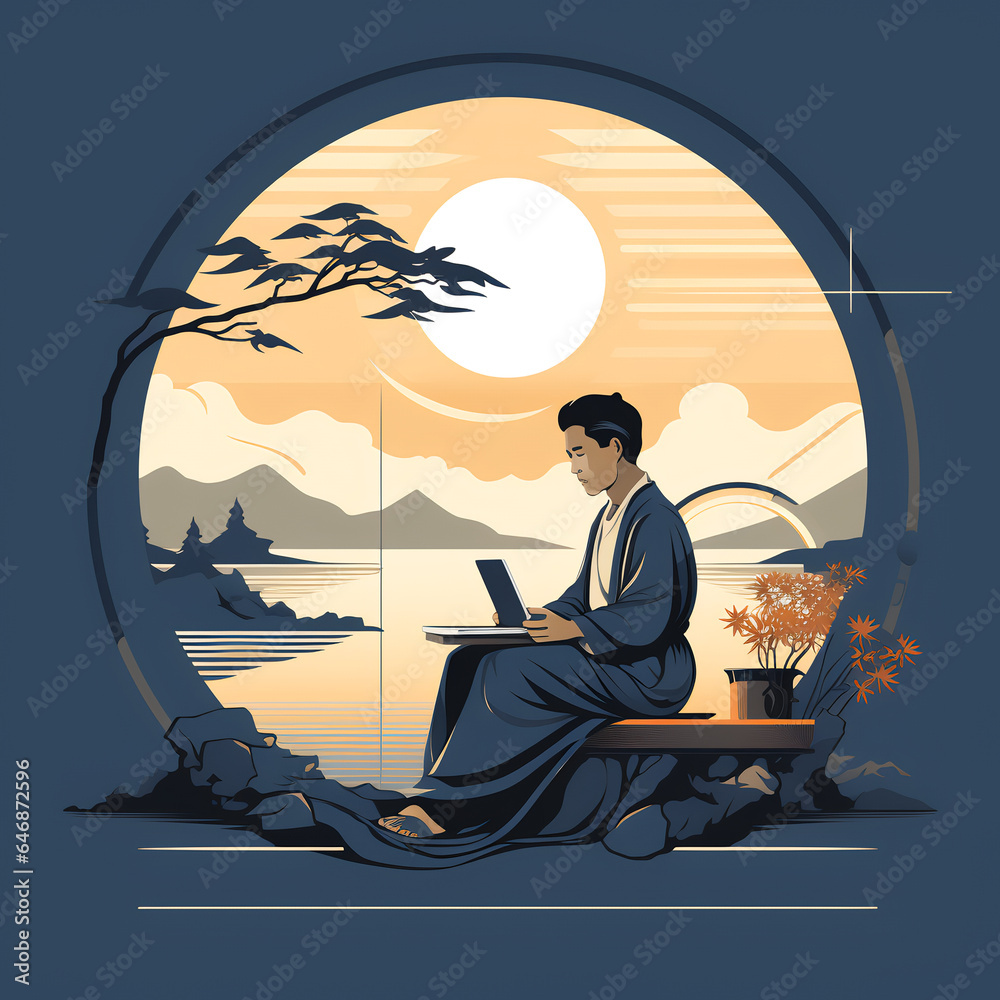 In a beautifully crafted Korean - inspired design, a vector ...