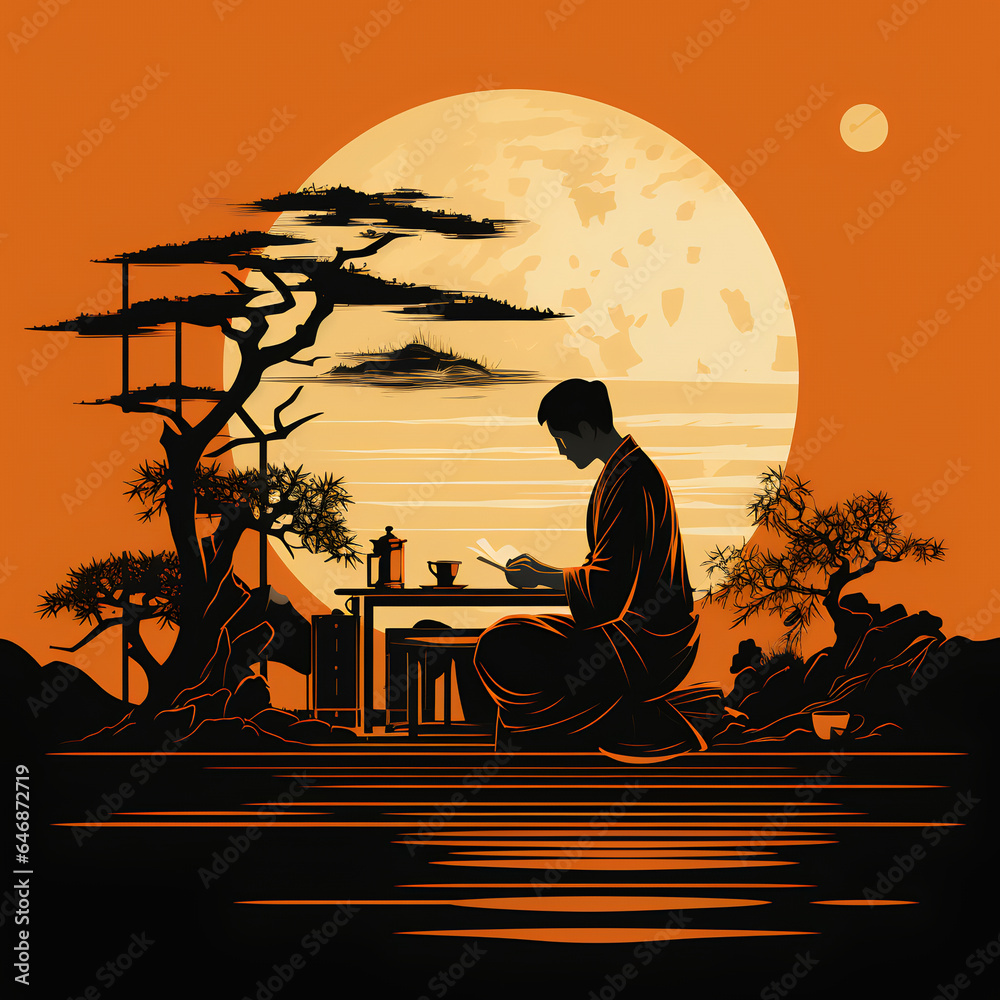 In a beautifully crafted Korean - inspired design, a vector ...