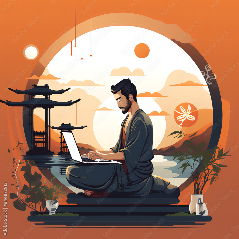 In a beautifully crafted Korean - inspired design, a vector ...