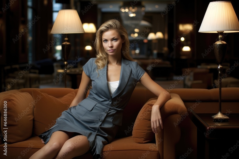 Luxury Hotel Retreat Model at a posh hotel - stock photography Stock ...