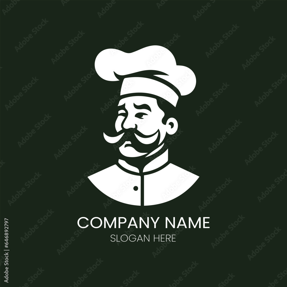 Chef logo vector template Royalty Free Vector Image. Isolated ...