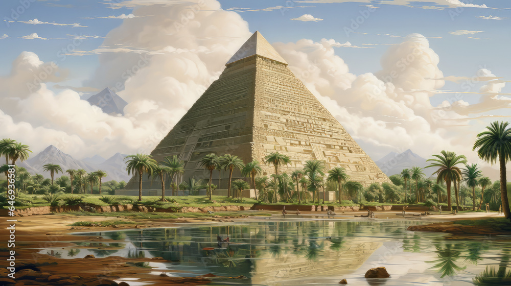 The Great Pyramid, built by the advanced civilization of Atlantis ...