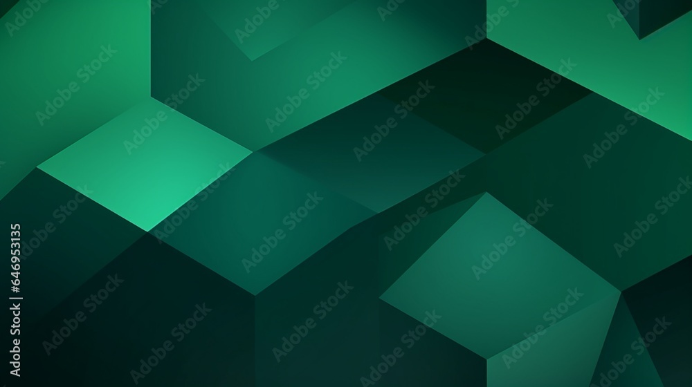 Geometric backdrop design, green polygon abstract background, polygon ...