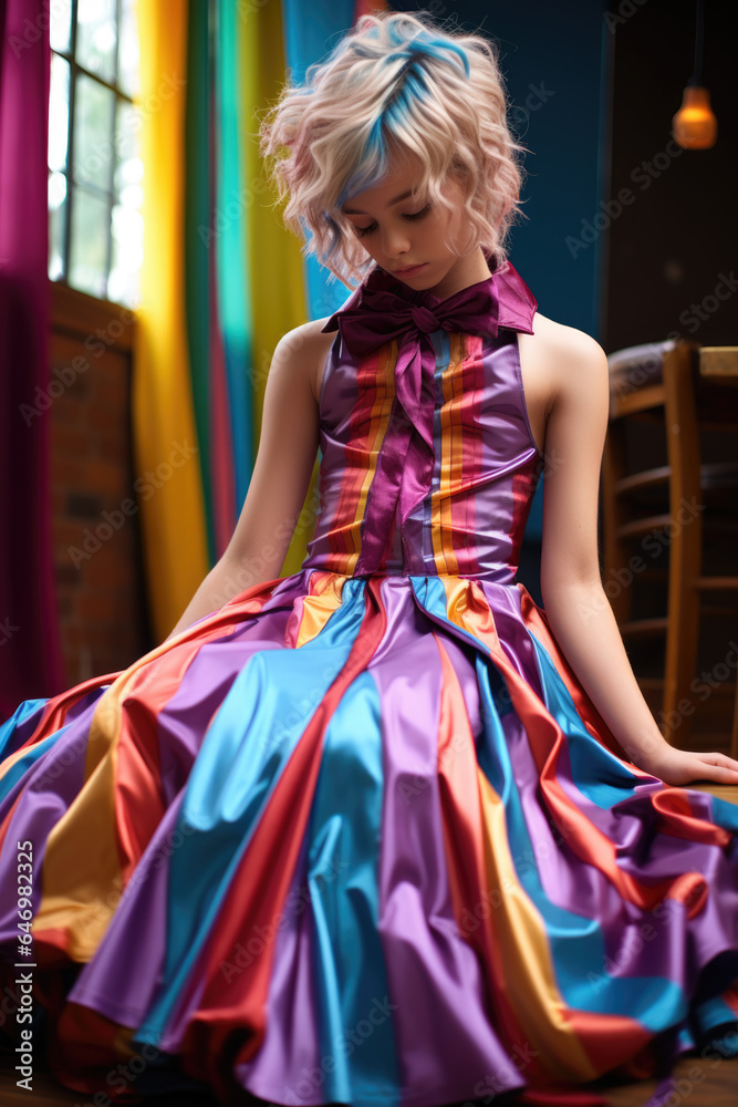 Trans Kid - ai generated Stock Photo | Adobe Stock