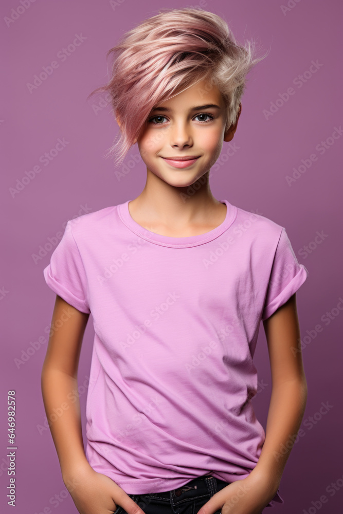Trans Kid - ai generated Stock Photo | Adobe Stock