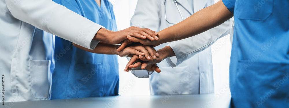 Group of medical staff doctor nurse and healthcare specialist ...