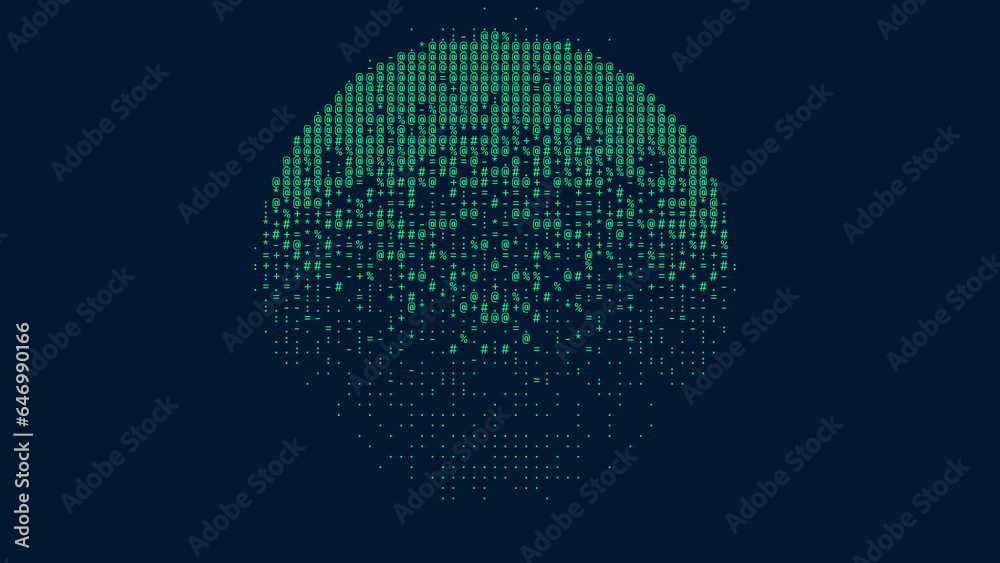 ASCII Effect Stock Template | Adobe Stock
