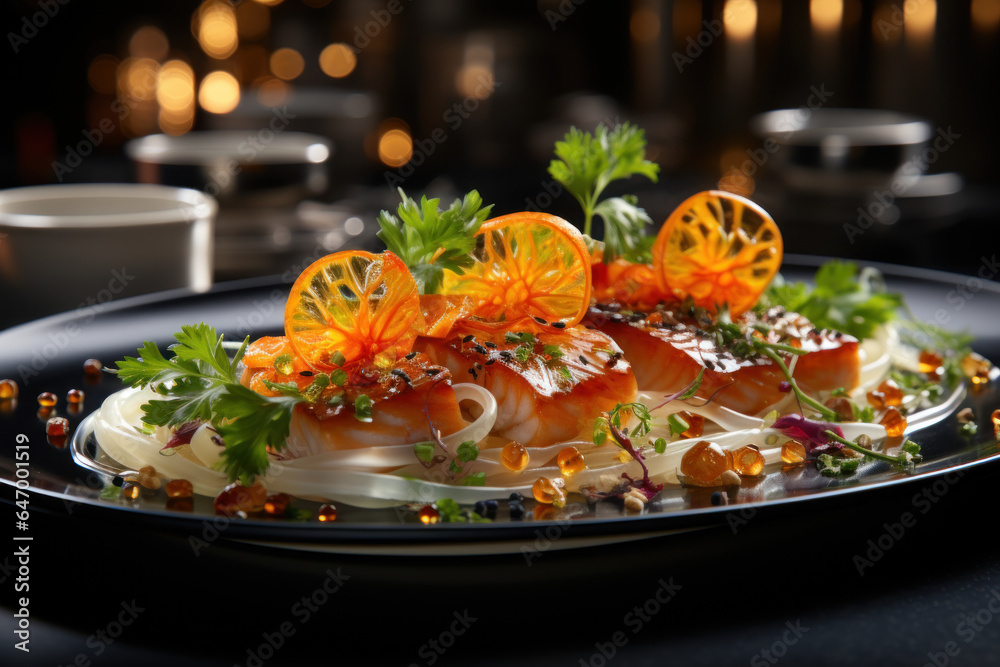 Fusion Cuisine. Dish that blends flavors from different culinary ...
