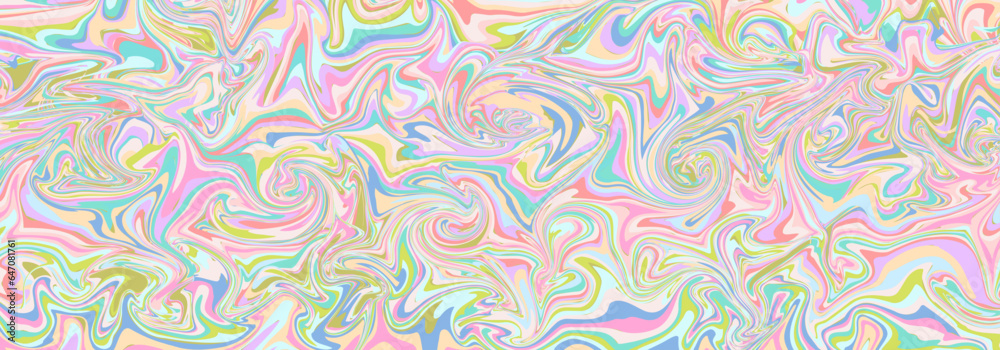 Groovy hippie Liquid marble texture.Wavy marble psychedelic swirl.Y2k ...